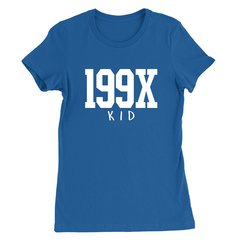 The 199x Kid Womens T-Shirt Quote Slogan Top 90s Retro Old School | eBay UK