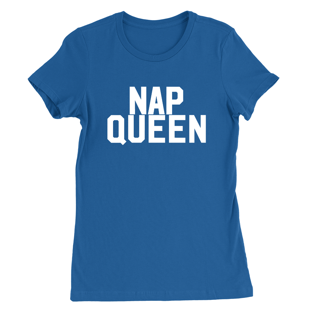 Nap Queen Womens T-Shirt Funny Quote Slogan Top Sleeping Gift | eBay UK