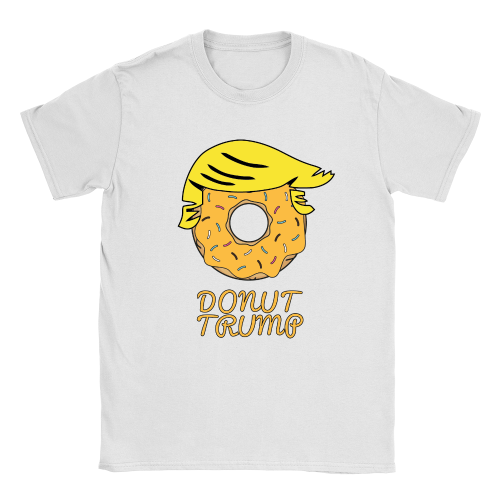 Donut Trump Mens T-Shirt Funny Donald Trump Joke Top Gift | eBay