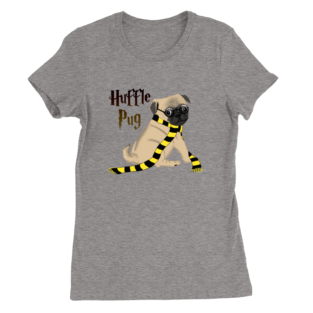 Hufflepug Womens T-Shirt Harry Potter Funny Cool Pug Gift Present | eBay