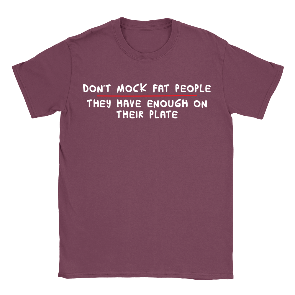 Don t Mock Fat People Mens T Shirt Funny Fat Joke Food Top Gift For Dad Don t Mock Fat People Mens T Shirt Funny Fat Joke Food Top Gift For Dad