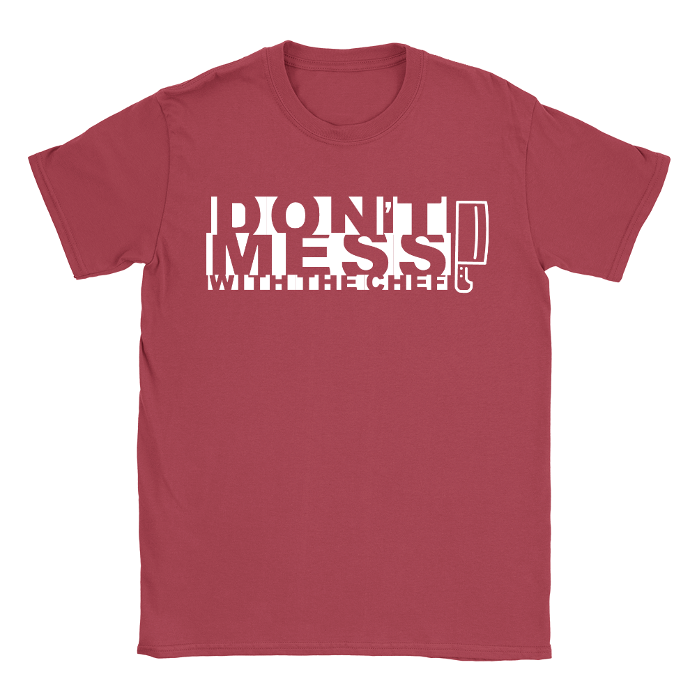 Don't Mess With The Chef Mens T-Shirt Gift For Cook Chef Baker Funny | eBay