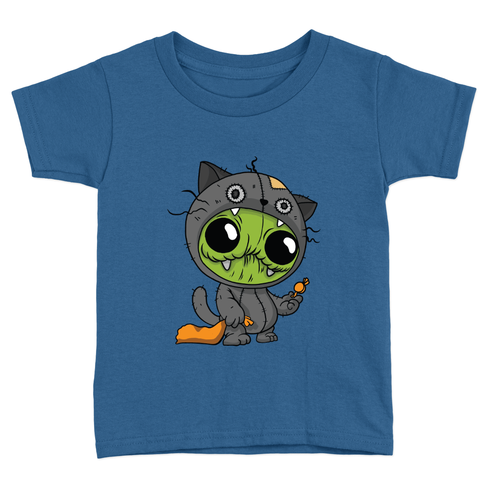 Alien Cat Kids T-Shirt Halloween Cute Costume Cat Kitten Present Gift ...